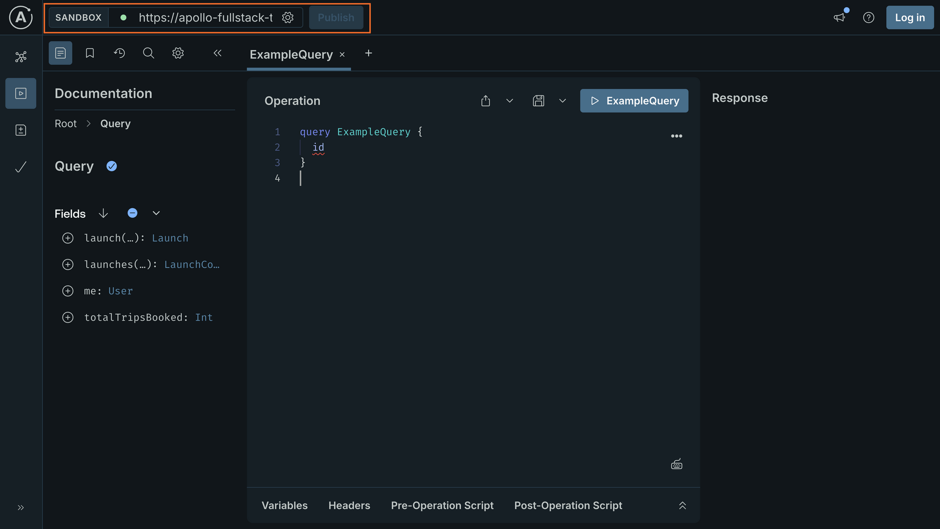 Sandbox Explorer - GraphQL Tutorials