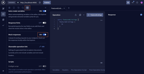Query data through Apollo Sandbox Explorer - GraphQL Tutorials