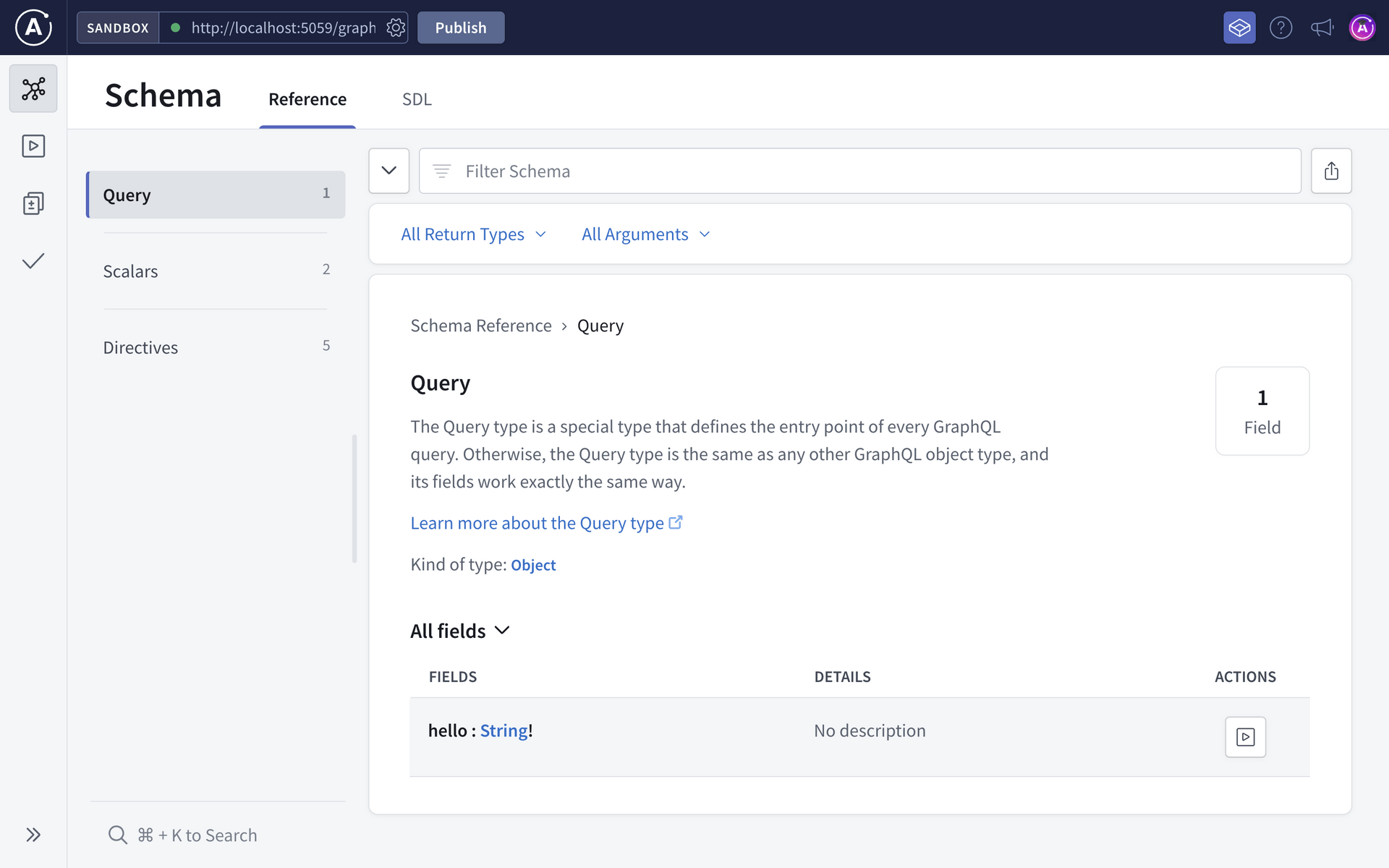 Apollo Sandbox Explorer - GraphQL Tutorials