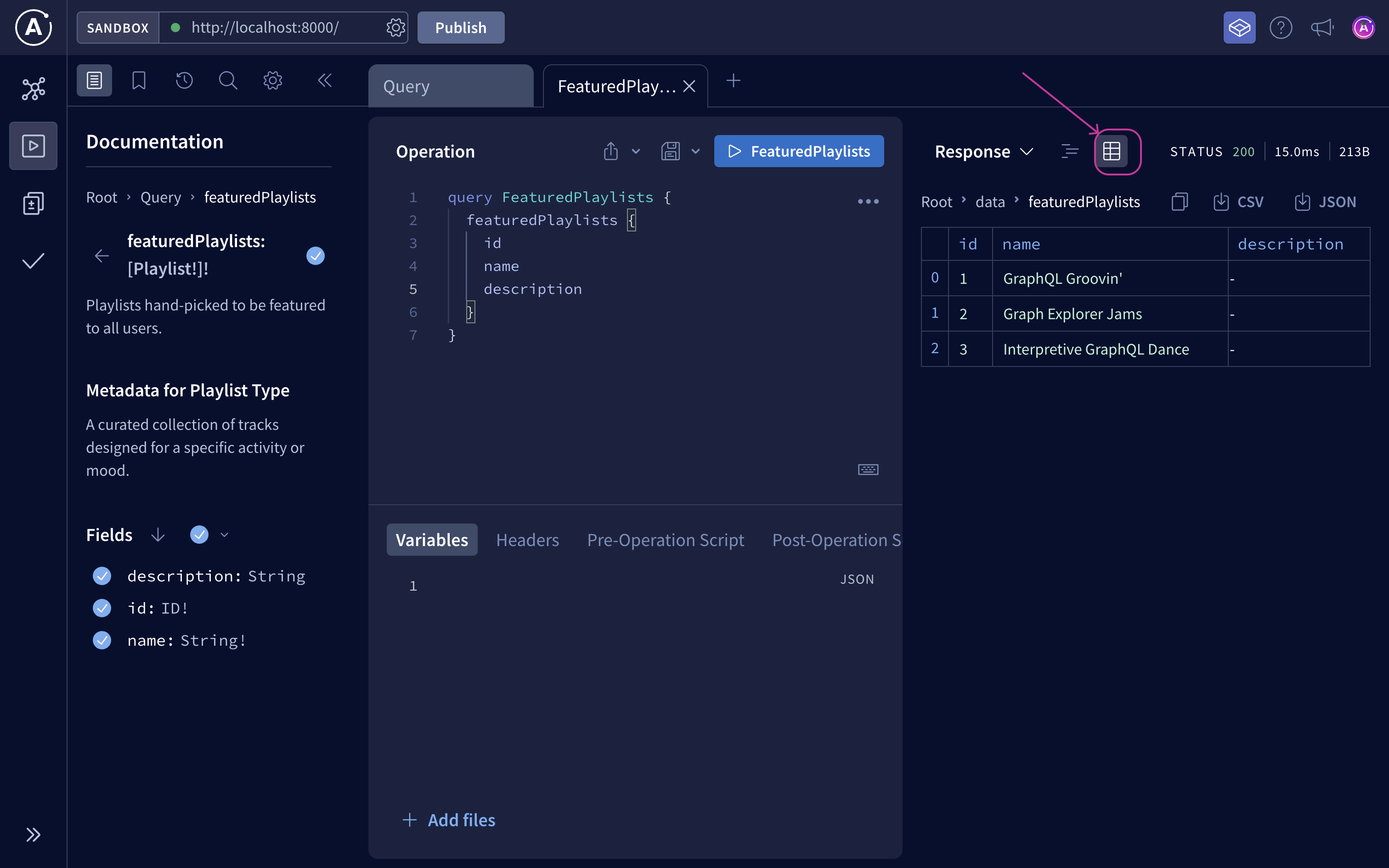 The Query entry point - GraphQL Tutorials