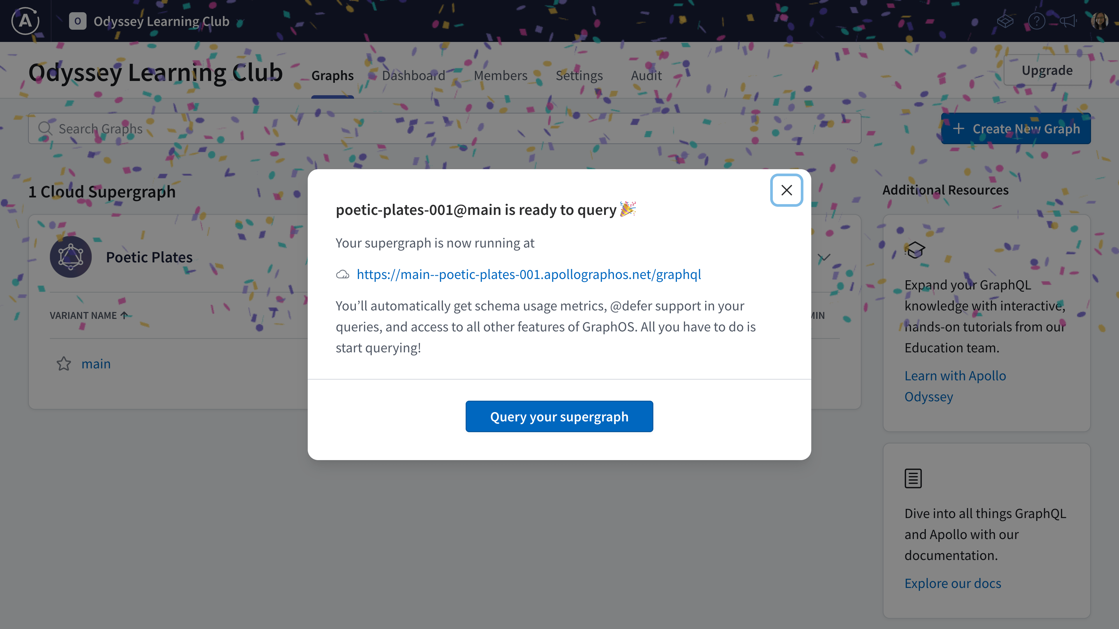 Creating a supergraph in GraphOS - GraphQL Tutorials