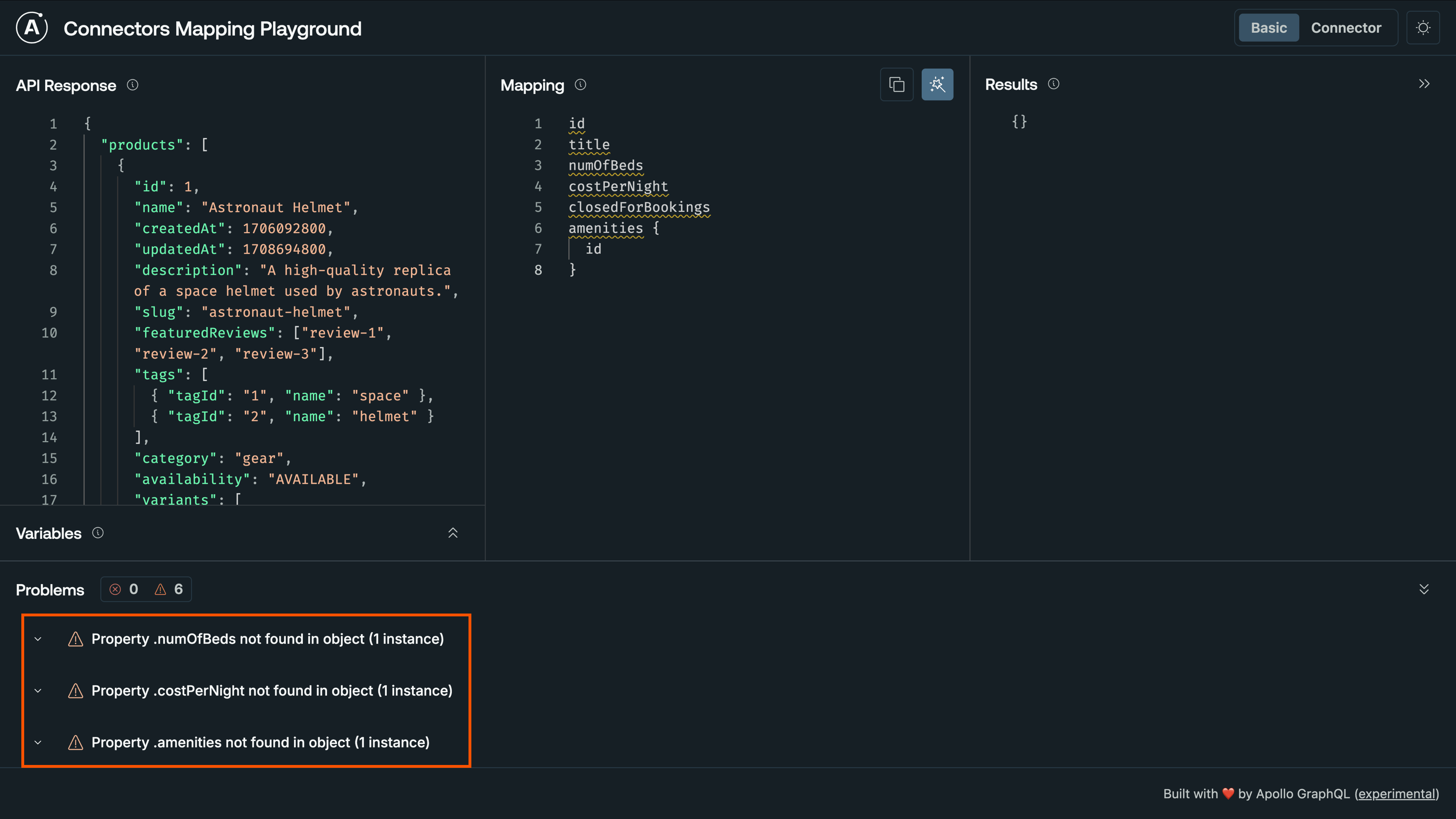 Investigating mapping expressions - GraphQL Tutorials