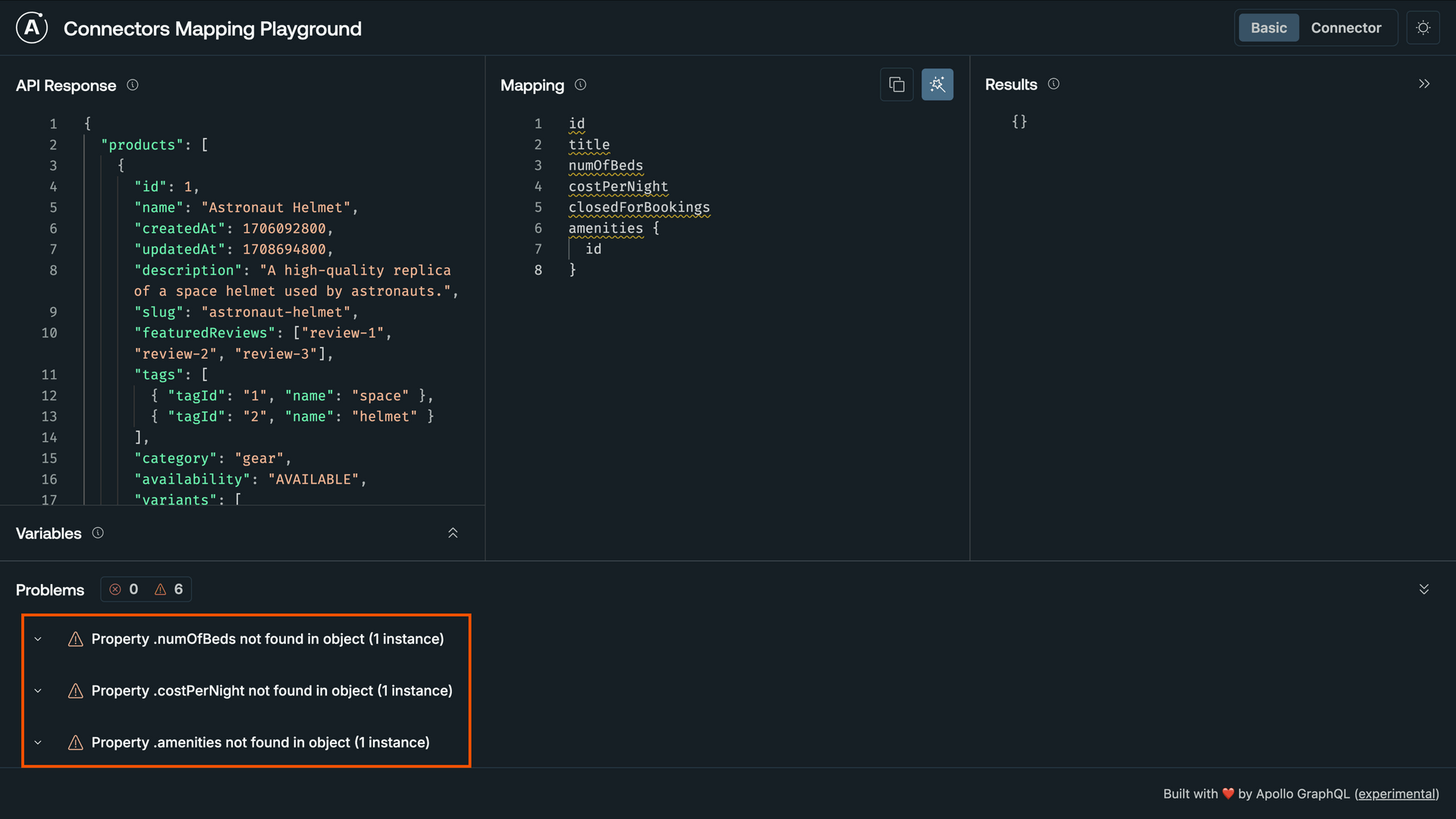 Investigating mapping expressions - GraphQL Tutorials