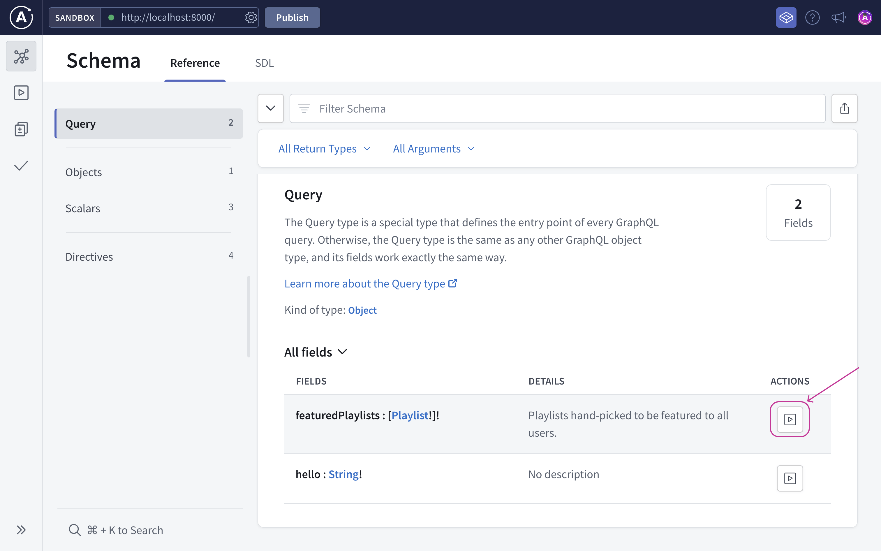 The Query entry point - GraphQL Tutorials