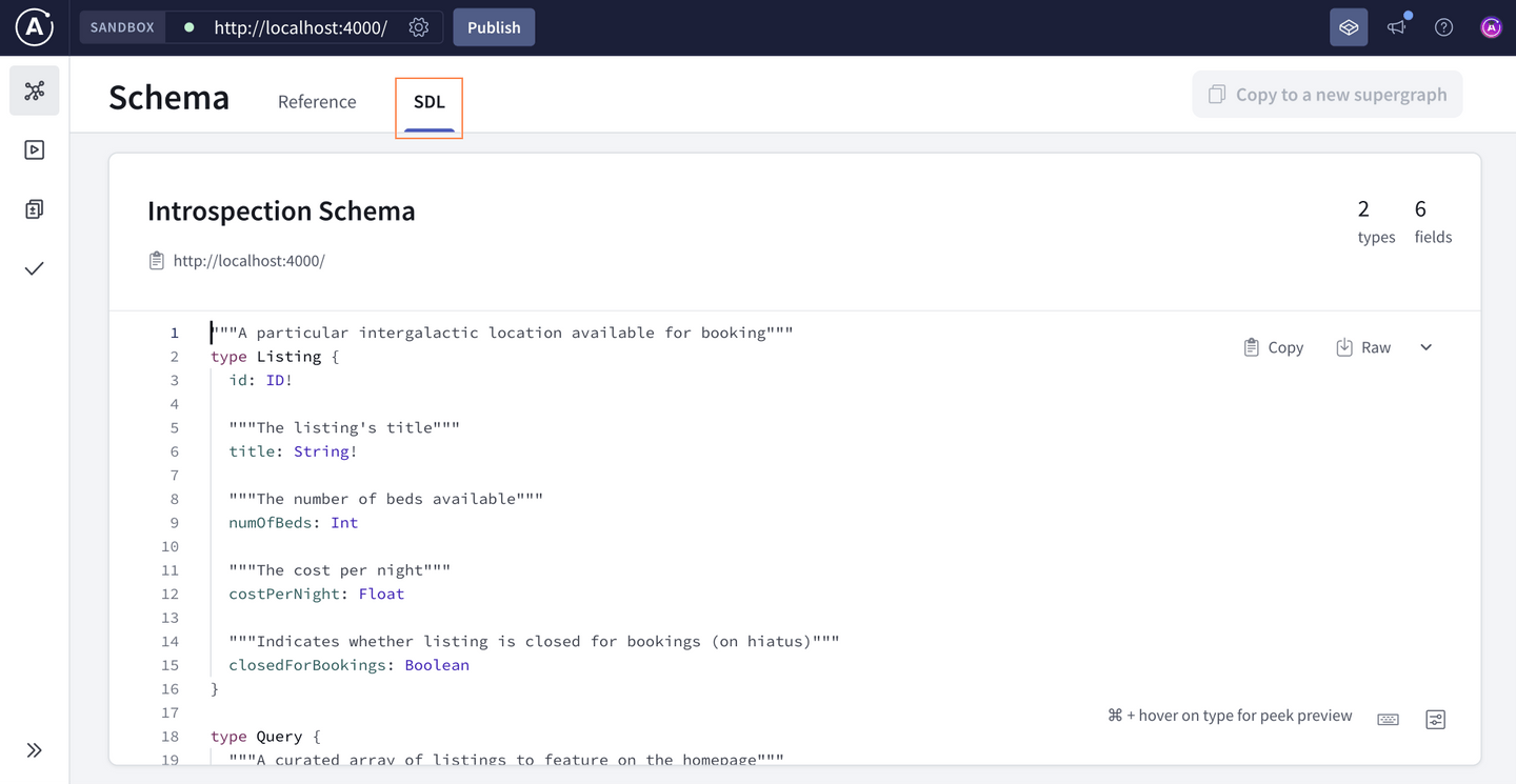 Query data through Apollo Sandbox Explorer - GraphQL Tutorials