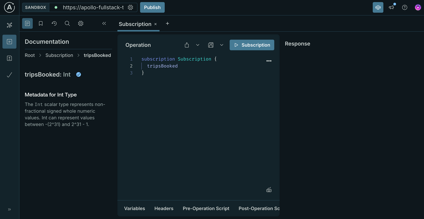 Write your first subscription - GraphQL Tutorials