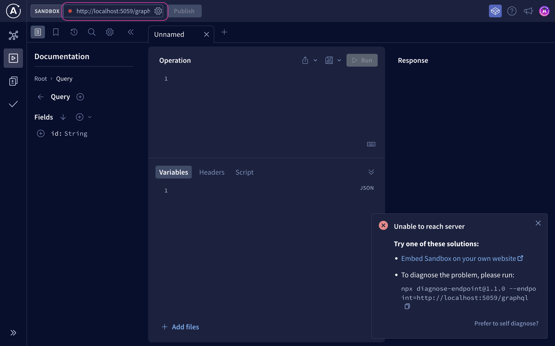 Apollo Sandbox Explorer - GraphQL Tutorials
