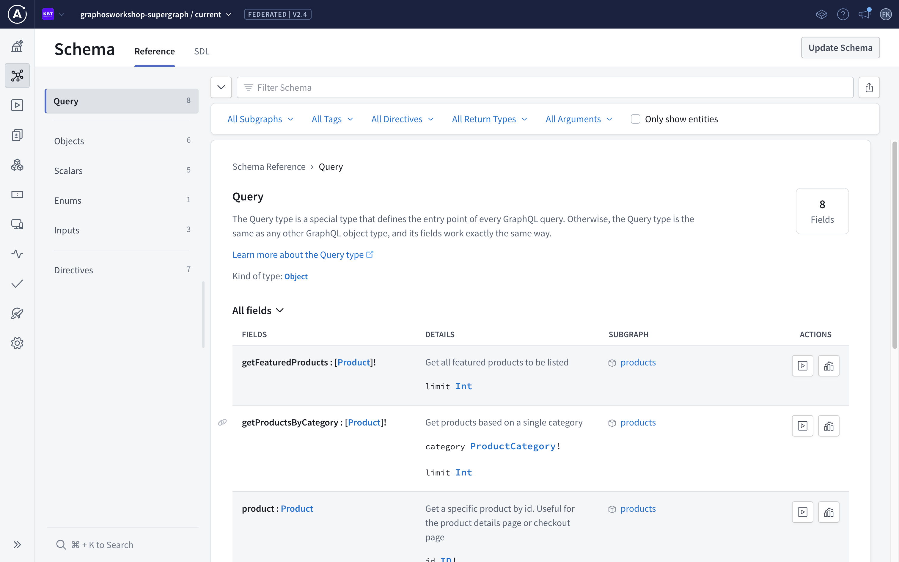 Creating a supergraph - GraphQL Tutorials
