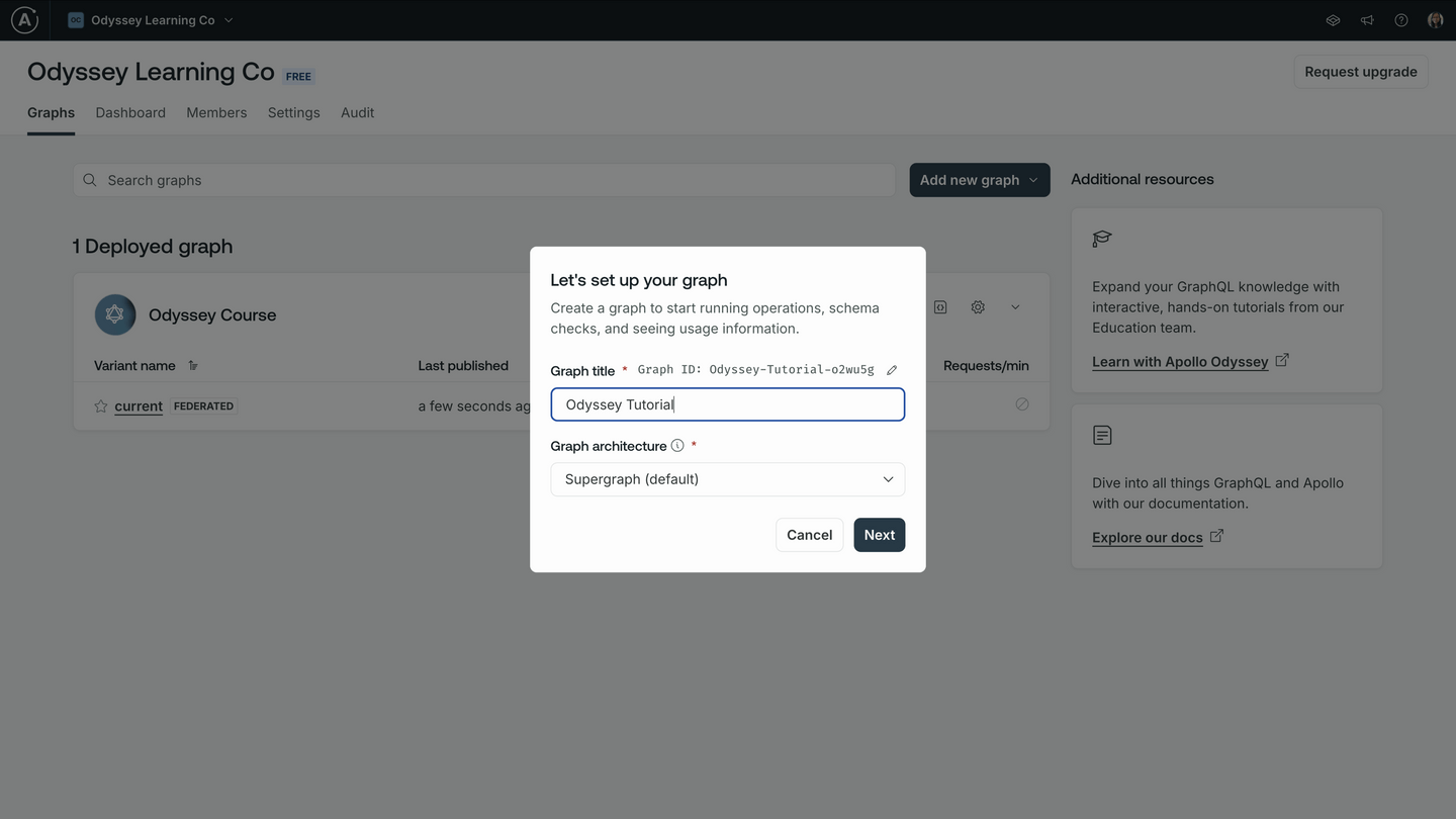 Creating a supergraph - GraphQL Tutorials