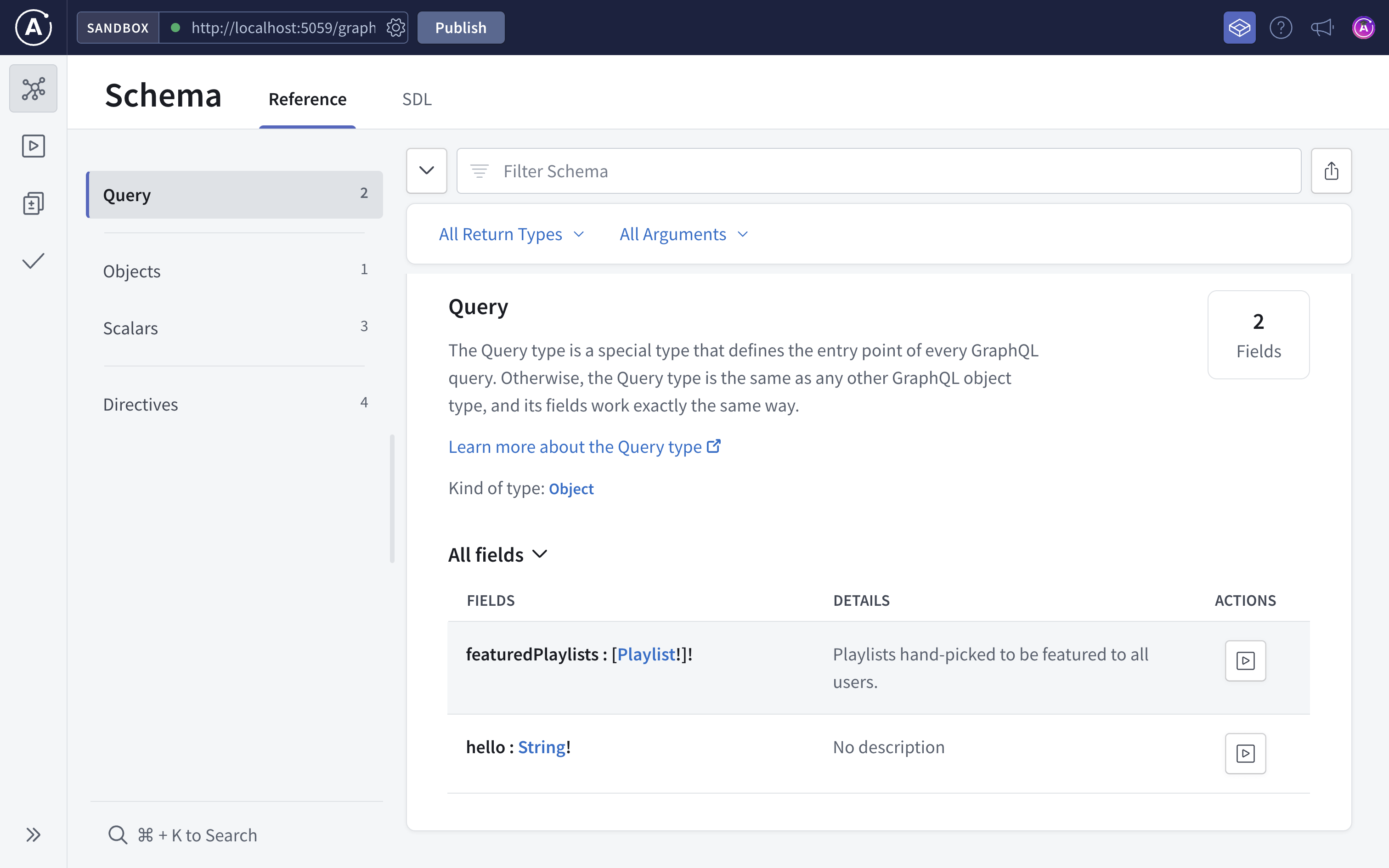 The Query entry point - GraphQL Tutorials