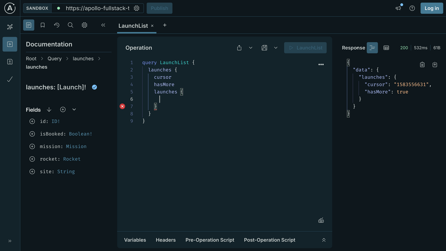 Sandbox Explorer - GraphQL Tutorials