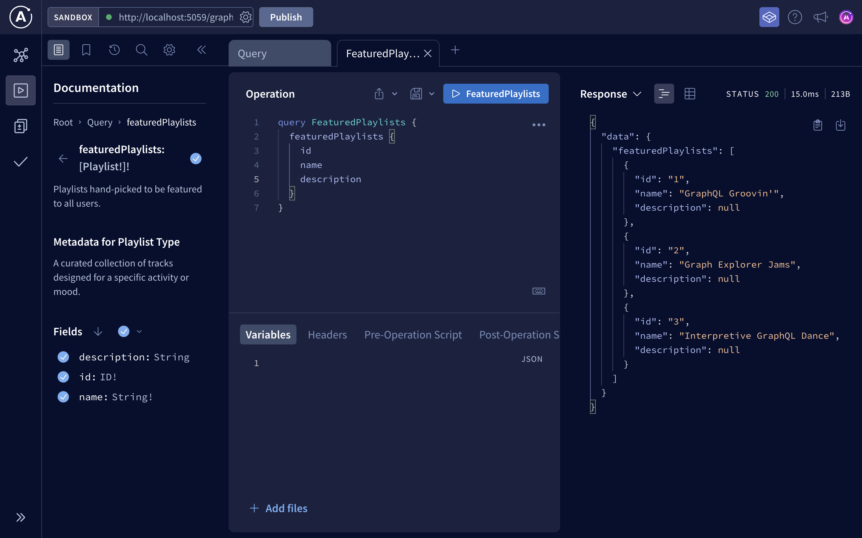 The Query entry point - GraphQL Tutorials