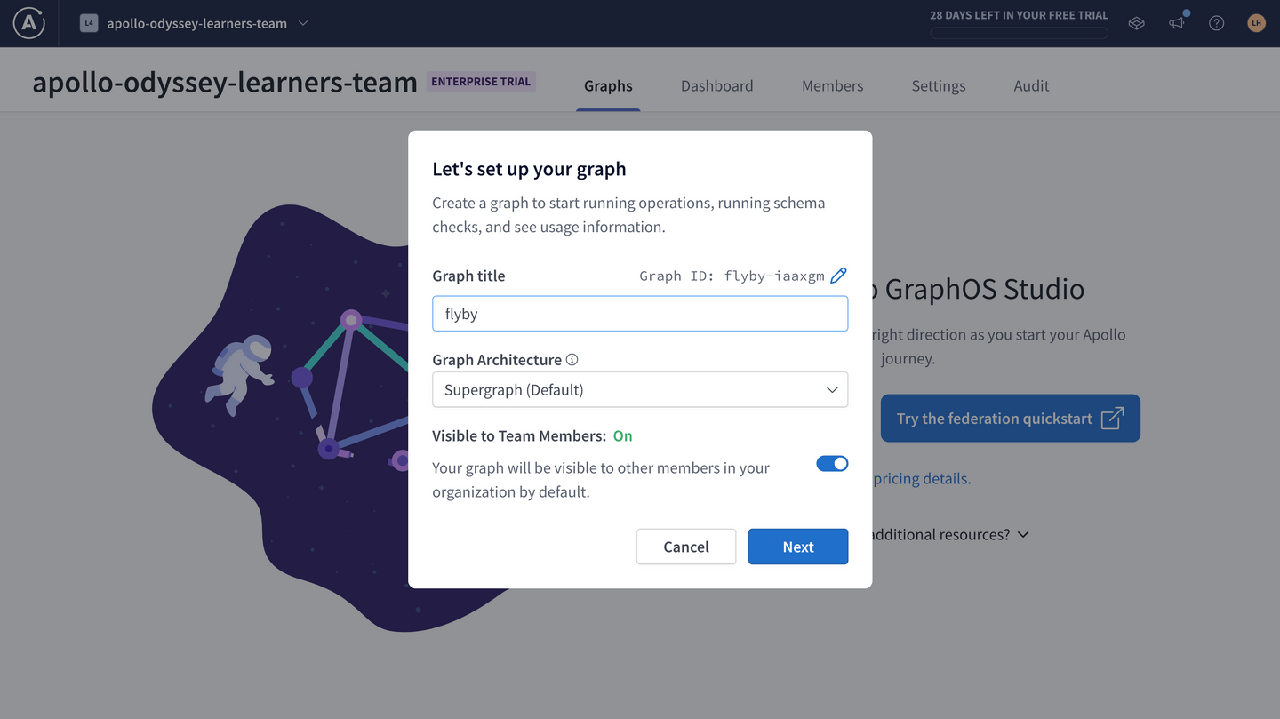 Publishing the subgraphs with Rover - GraphQL Tutorials