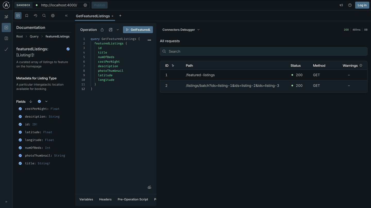 Use $batch in Connectors - GraphQL Tutorials