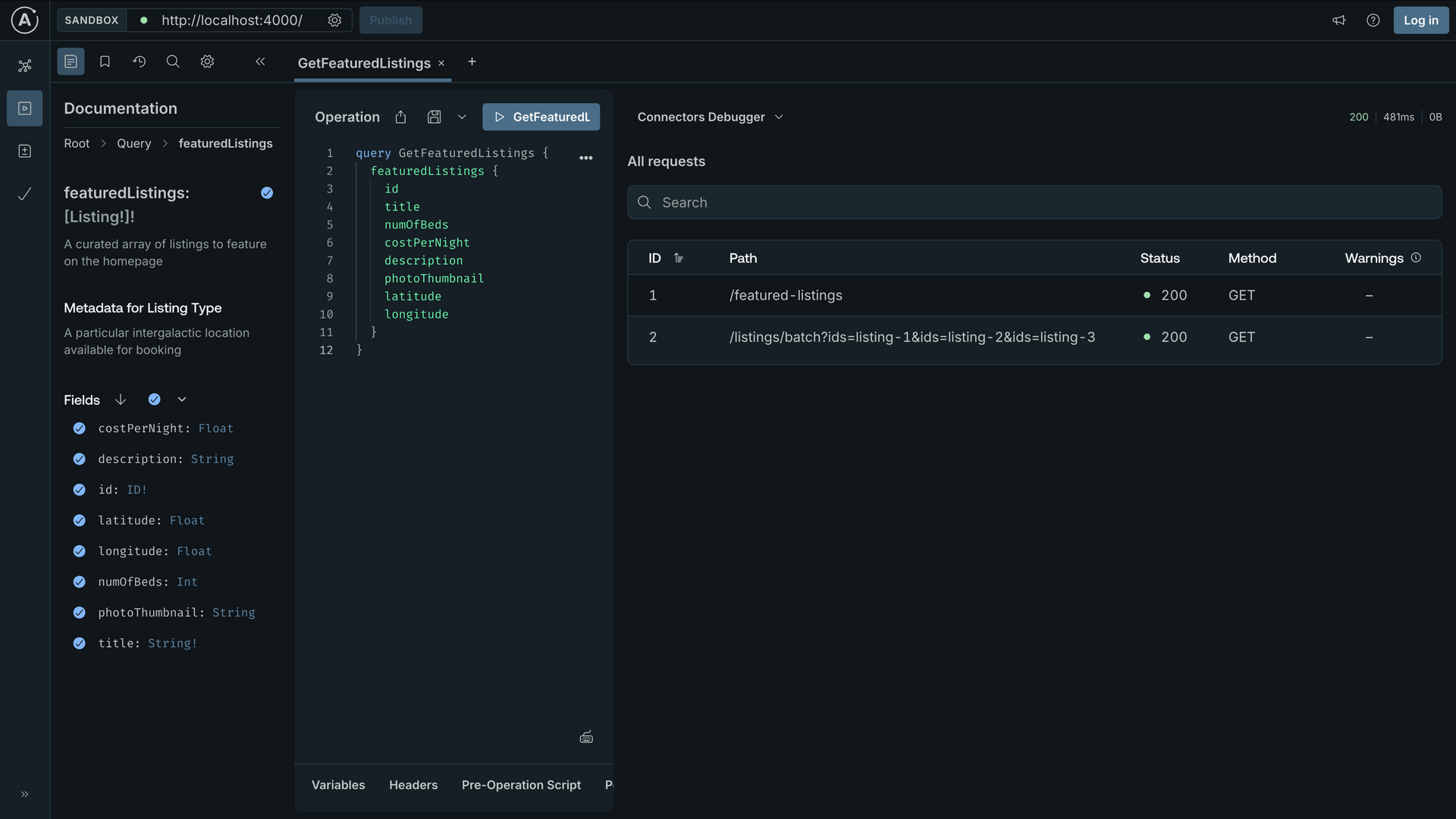 Use $batch in Connectors - GraphQL Tutorials