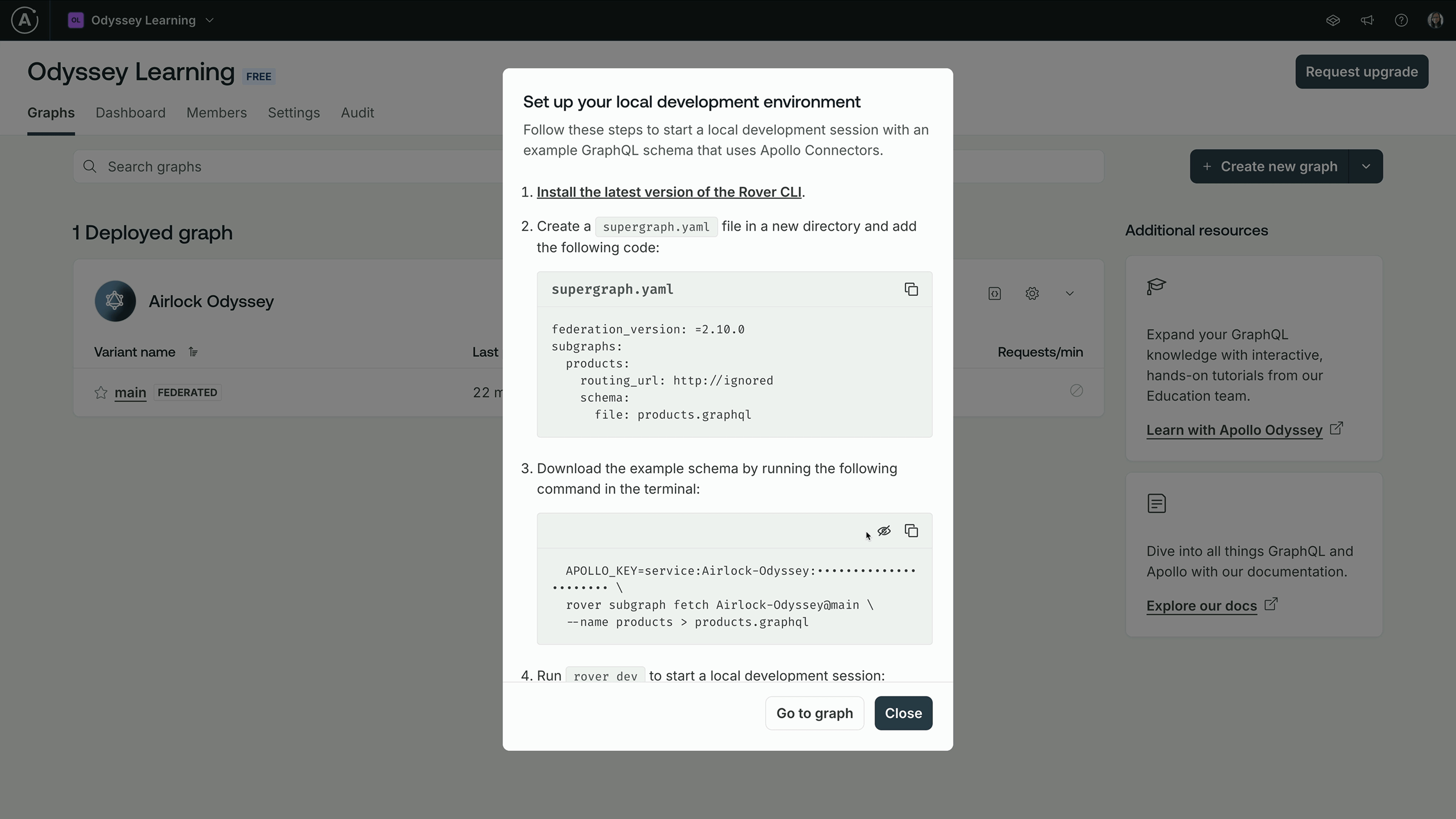 Apollo Connectors project setup - GraphQL Tutorials Apollo Connectors project setup - GraphQL Tutorials