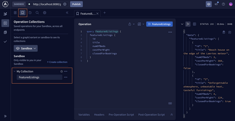 Query data through Apollo Sandbox Explorer - GraphQL Tutorials