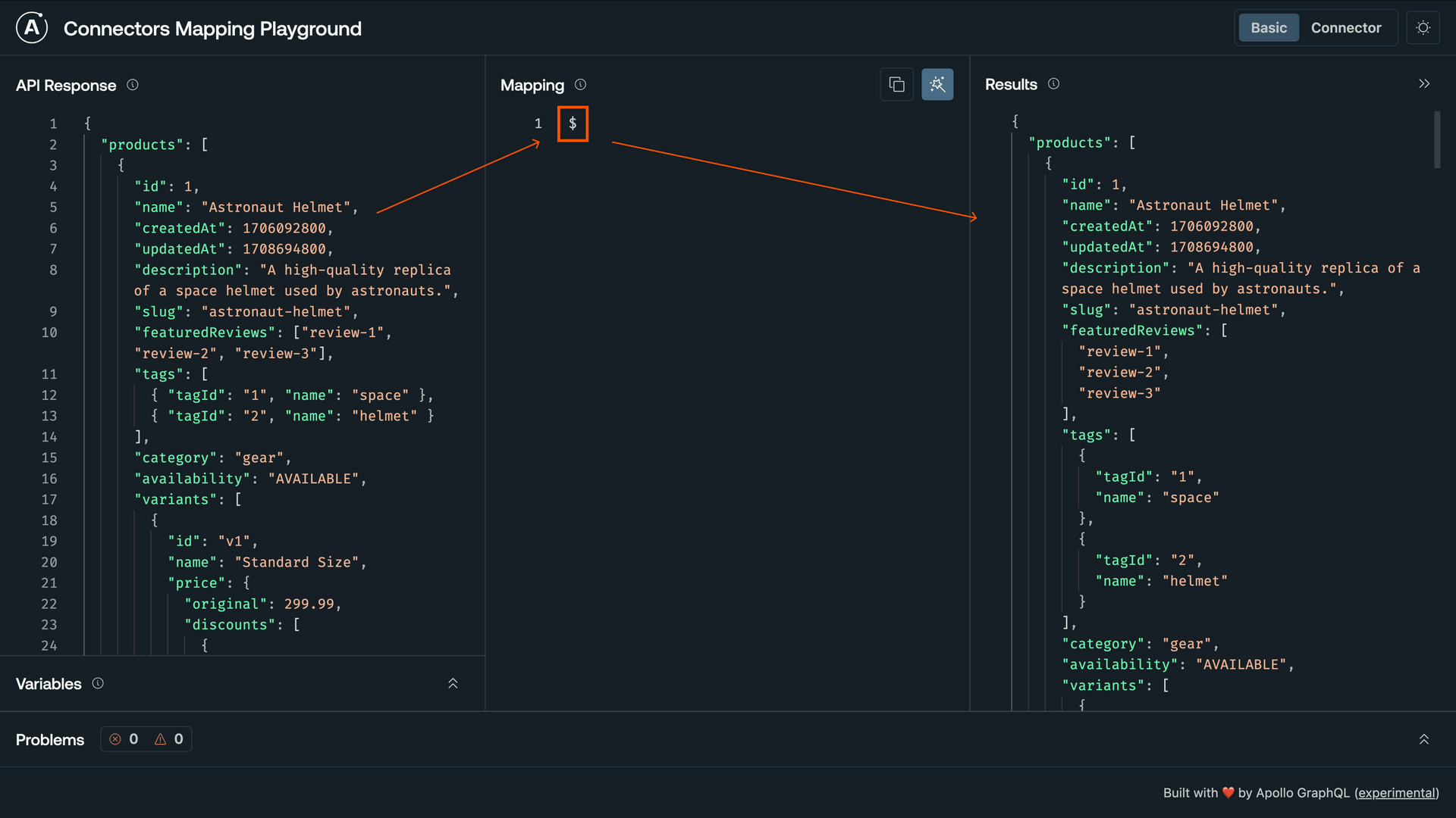 Investigating mapping expressions - GraphQL Tutorials