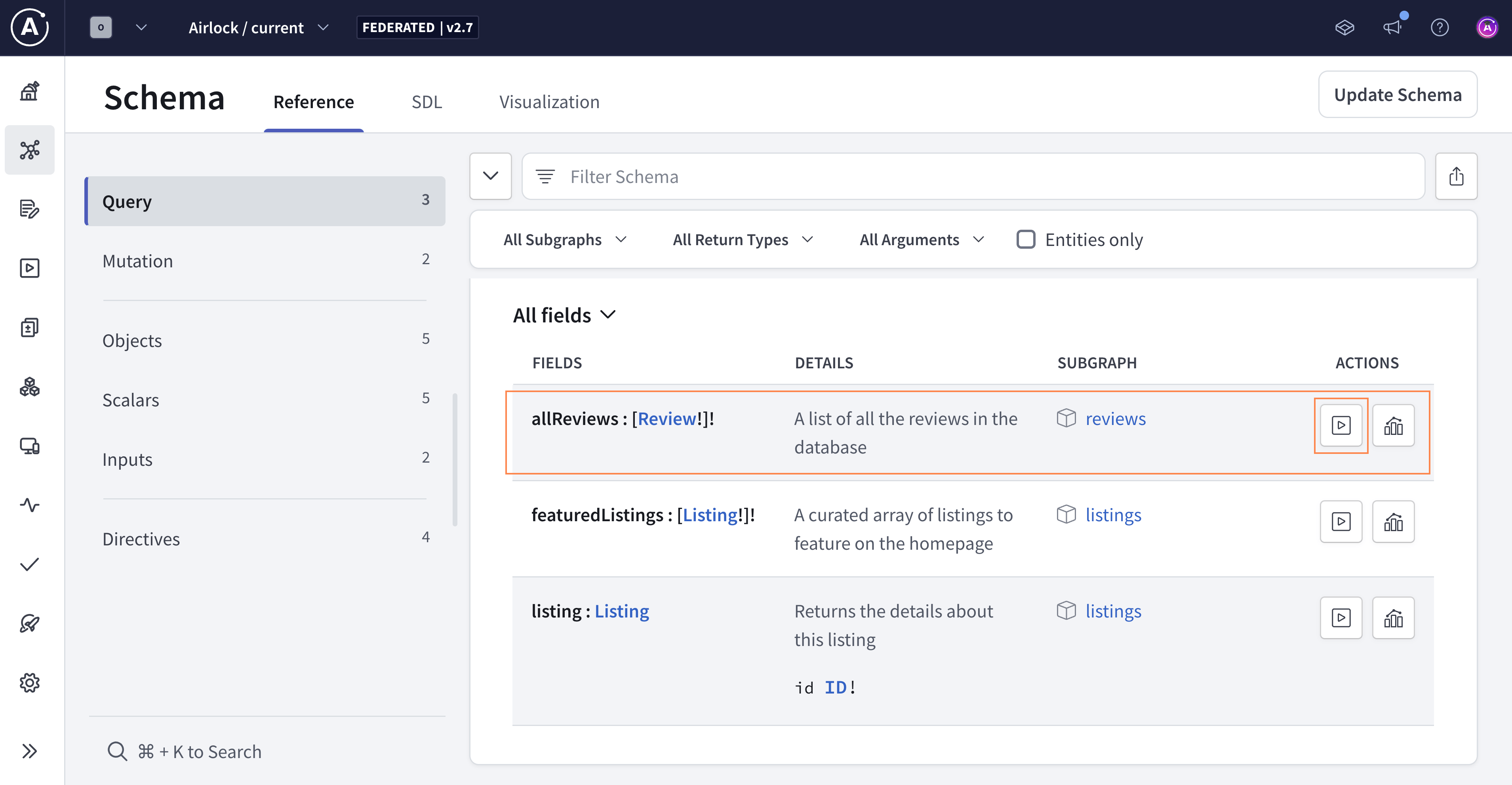 Adding a subgraph - GraphQL Tutorials