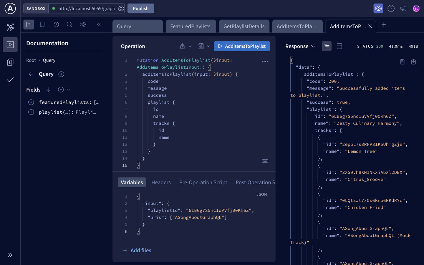 Mutation input - GraphQL Tutorials