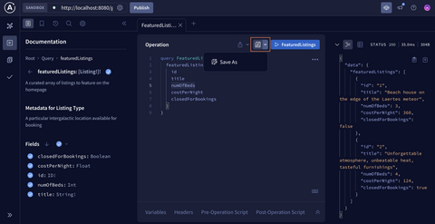 Query data through Apollo Sandbox Explorer - GraphQL Tutorials