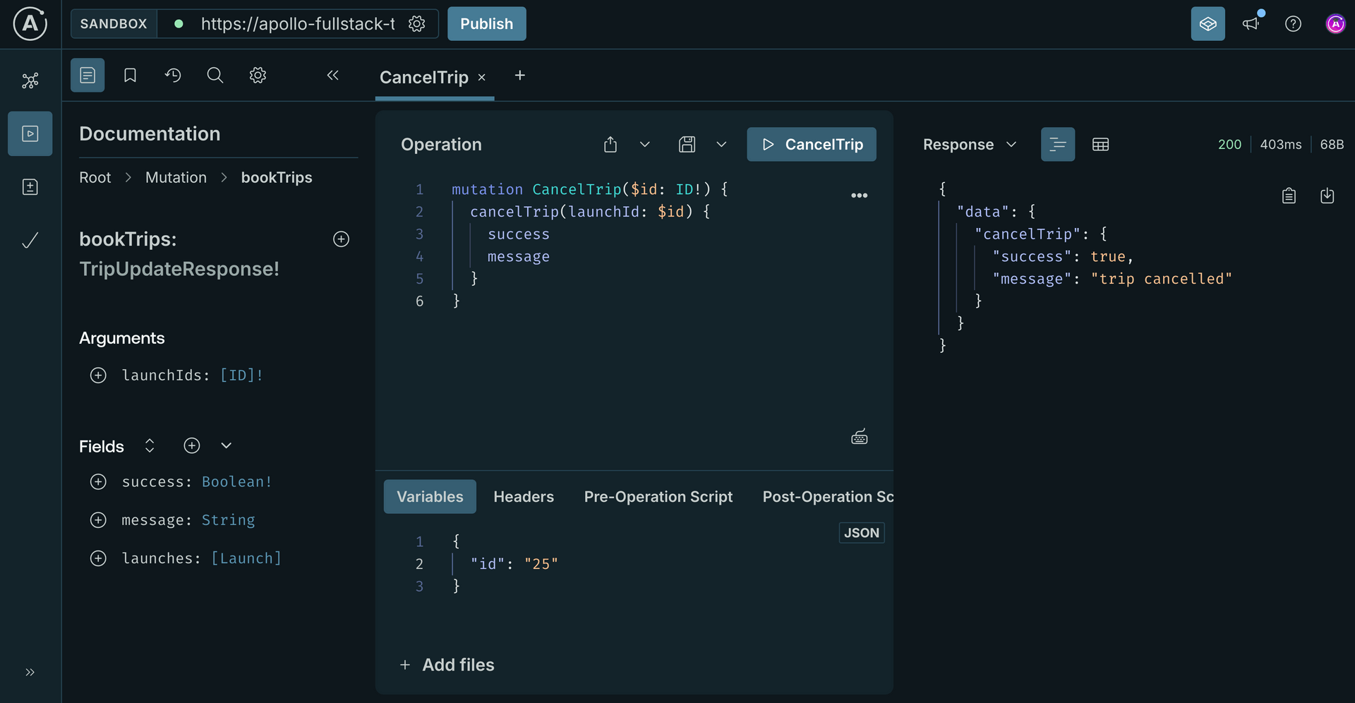 Define additional mutations - GraphQL Tutorials